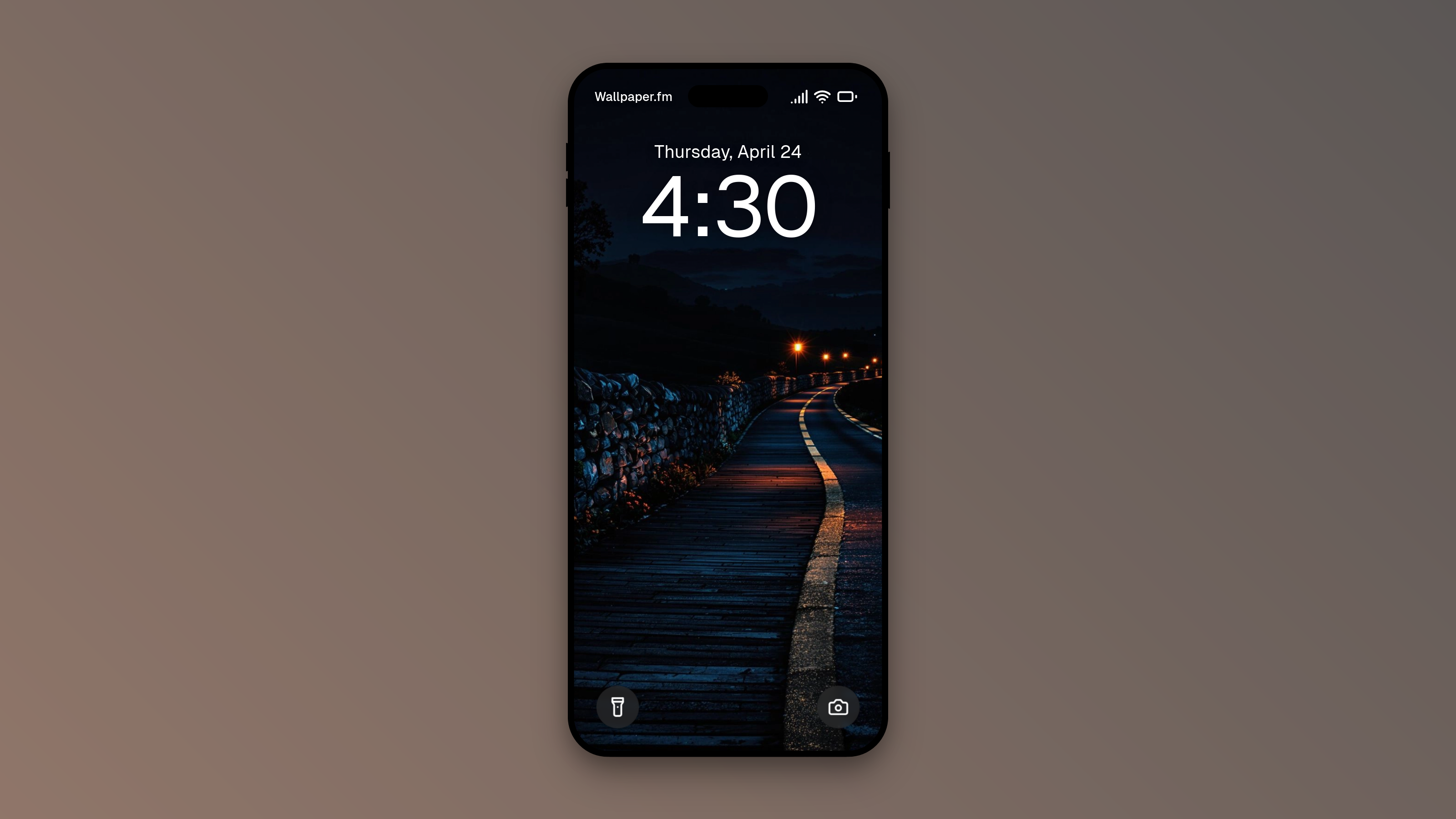 Countryside Night Road